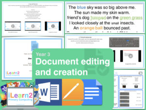 Preview - Year 3 Document Creation - iLearn2 | Primary Computing. Made ...