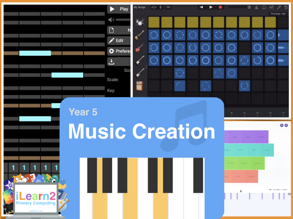 Year 5 Music Creation Activity Pack - iLearn2 | Primary Computing. Made ...